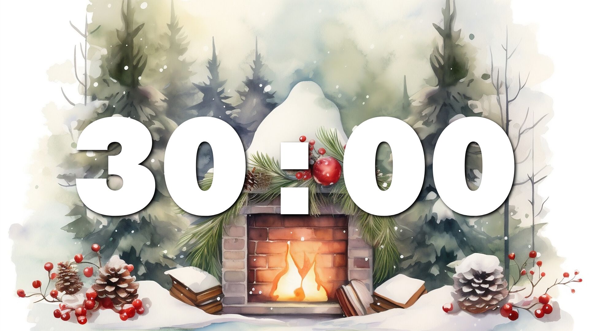 [ 30:00 ] Free Christmas countdown timer