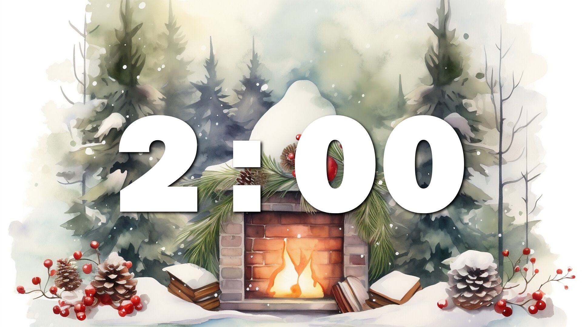 [ 2:00 ] Free Christmas countdown timer