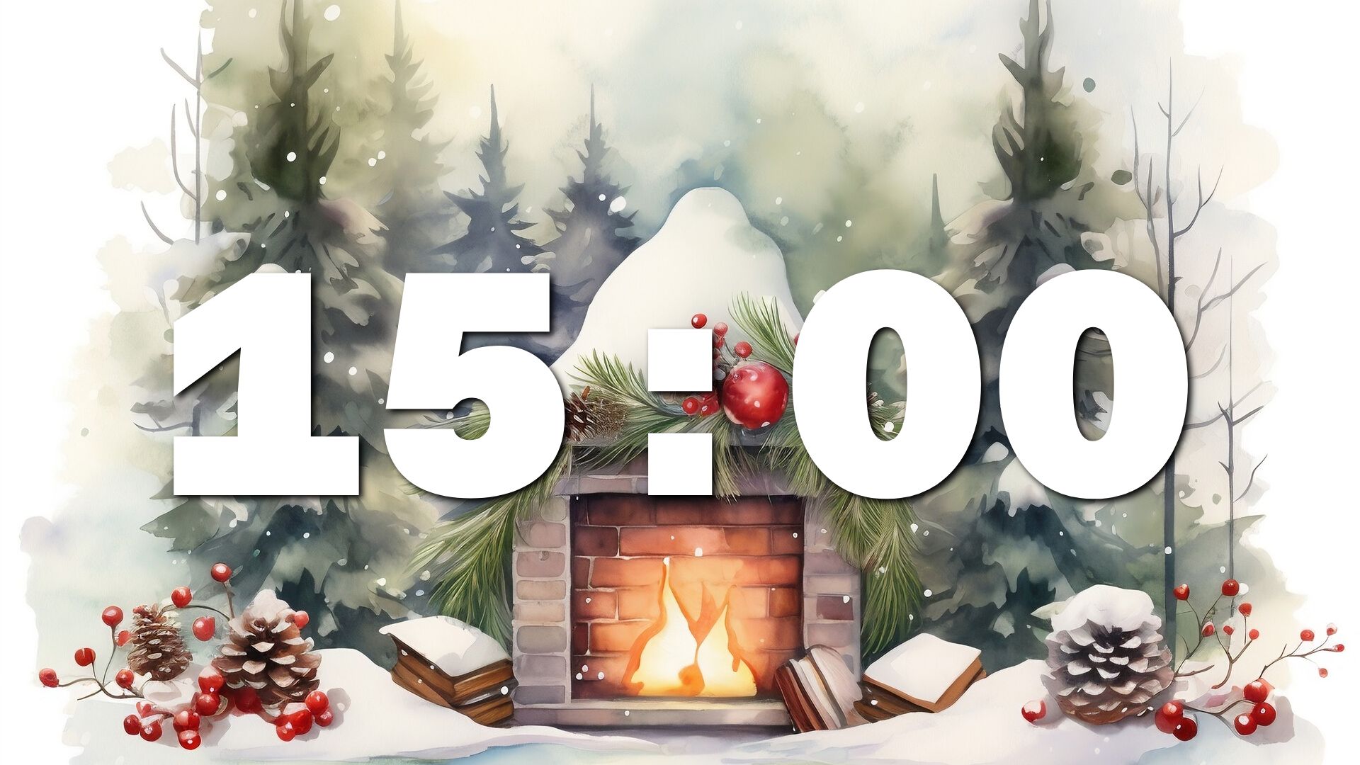 [ 15:00 ] Free Christmas countdown timer