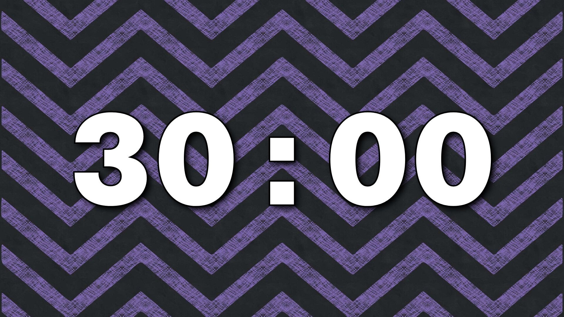 30:00 Timer - Bright, bold, painted background