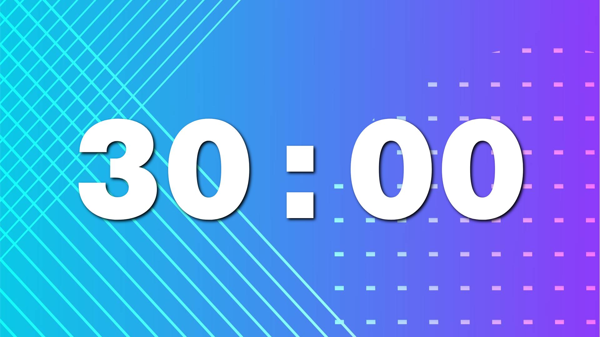 5:00 - Free online rainbow countdown timer